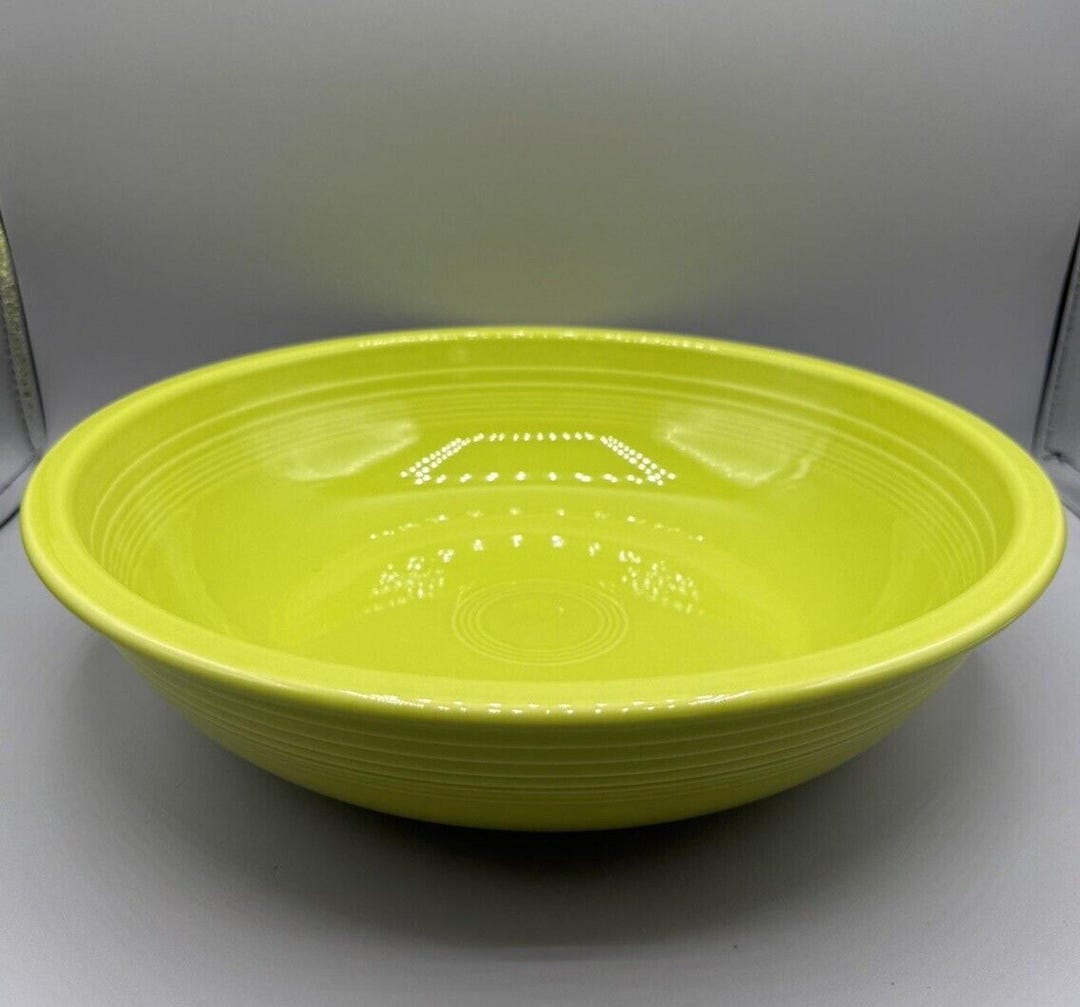 Fiestaware Lemongrass Extra Large 12.75 X 3 Rimmed Serving Bowl Dish ...