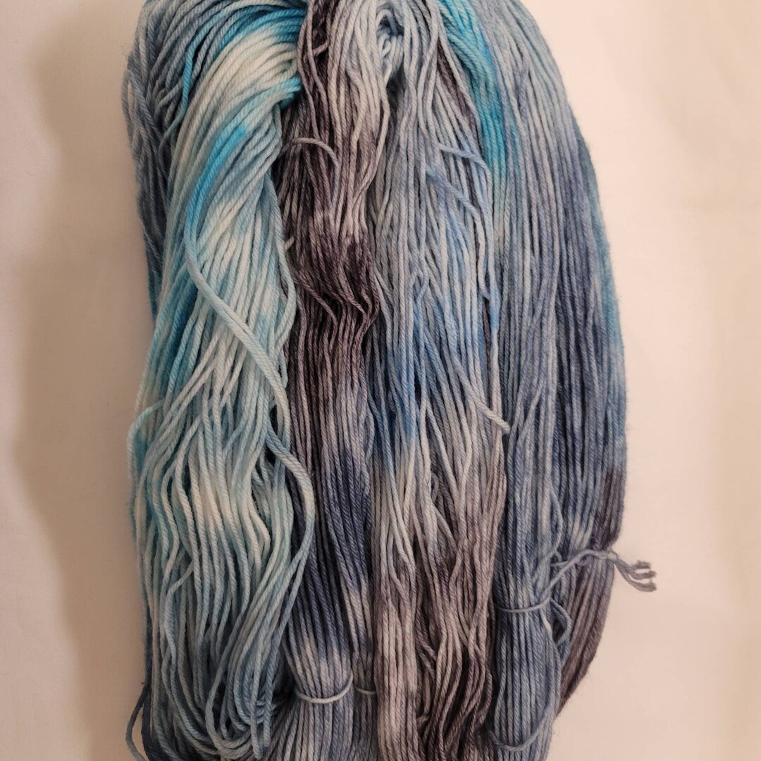 Neptune, a Hand-dyed Superwash Merino Wool/nylon Blend Fingering Weight ...