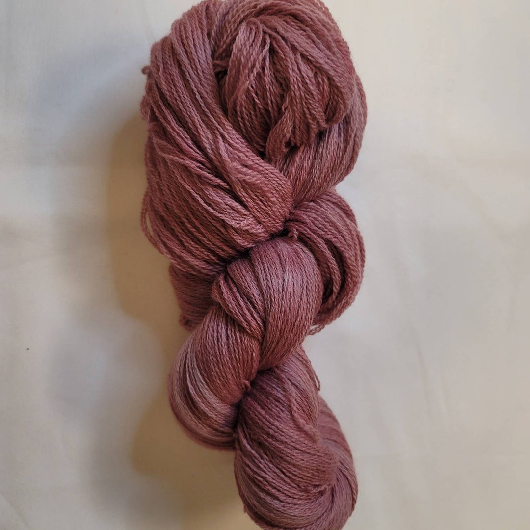 Brick Red, a Hand-dyed Merino Wool Lace Weight Yarn. 880yds/100gms. - Etsy