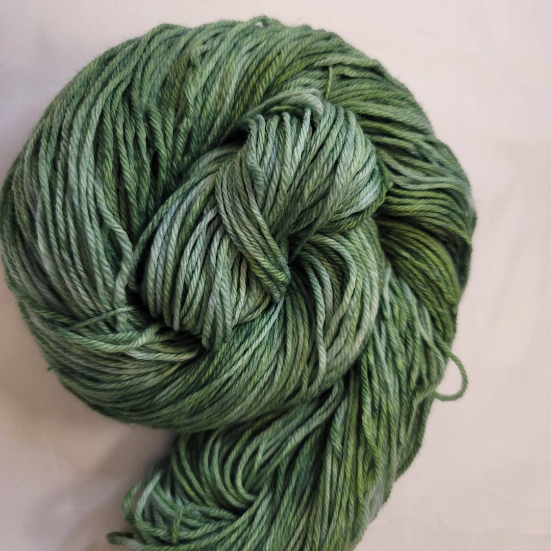 Chase Hunter Green, a Hand-dyed Superwash Merino Wool/nylon Blend Sport ...