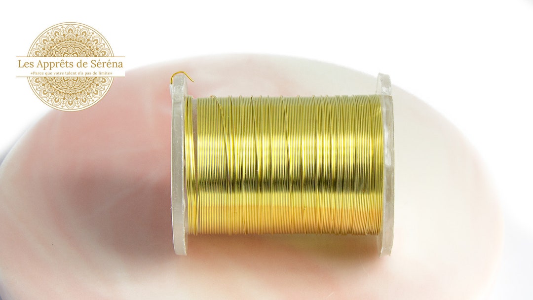 Brass Wire 0.3mm X 10m Gold Color for Winding - Etsy