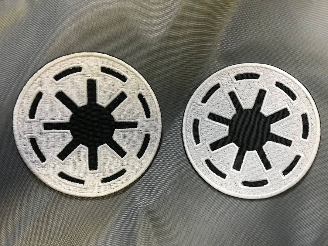 Republic Cog Patches Embroidered (set of 2) - Etsy