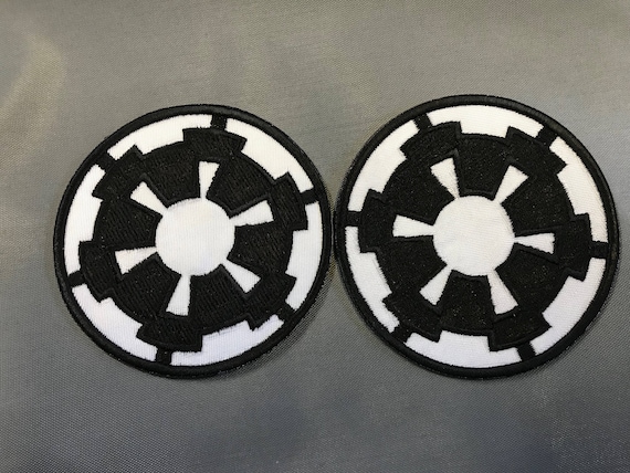 Baron Fel Cog Patches Embroidered set of 2 | Etsy