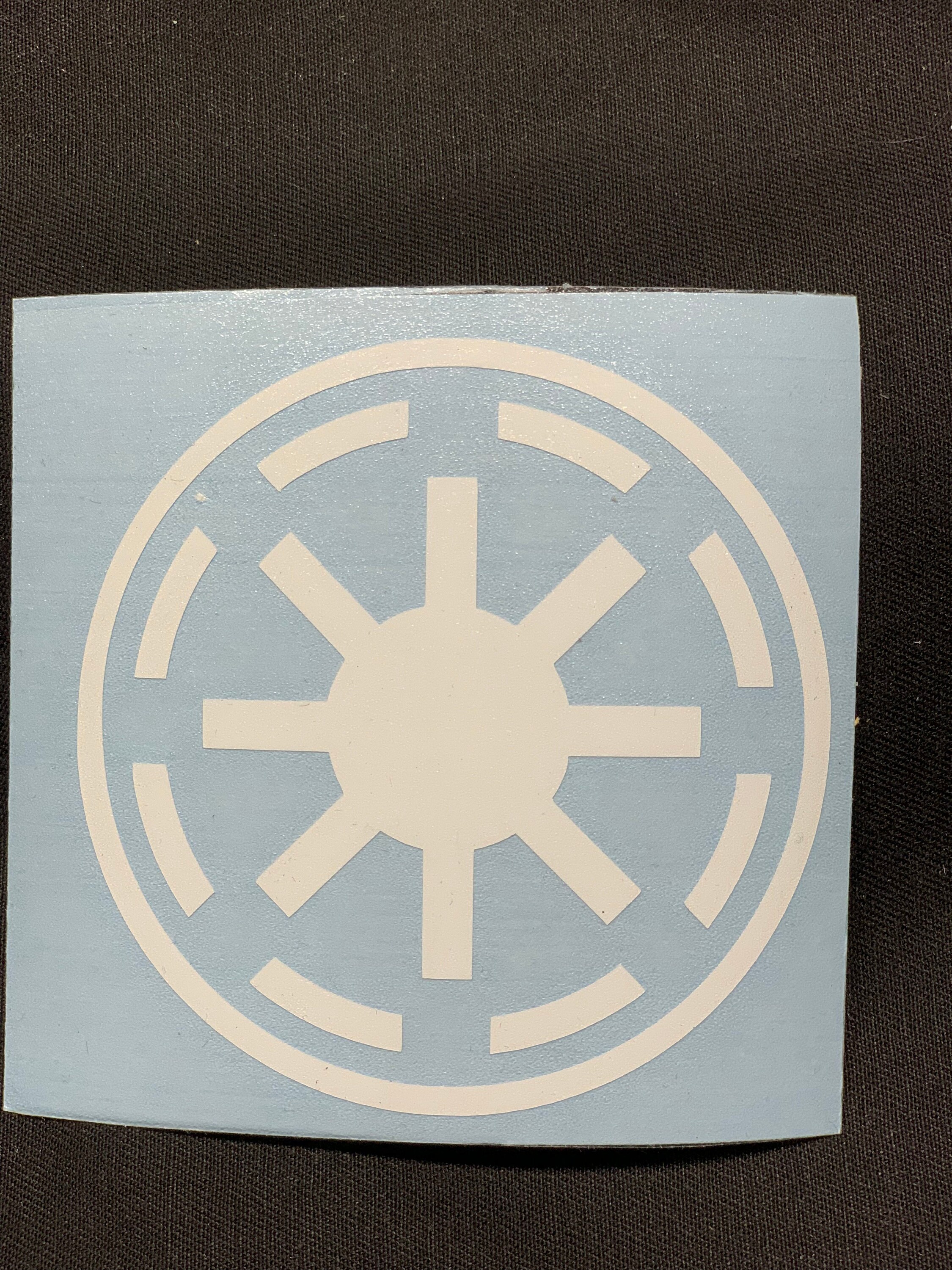 Star Wars Republic Logo Vinyl Decal - Etsy Finland