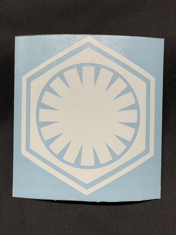 Star Wars First Order Logo Vinyl Decal - Etsy