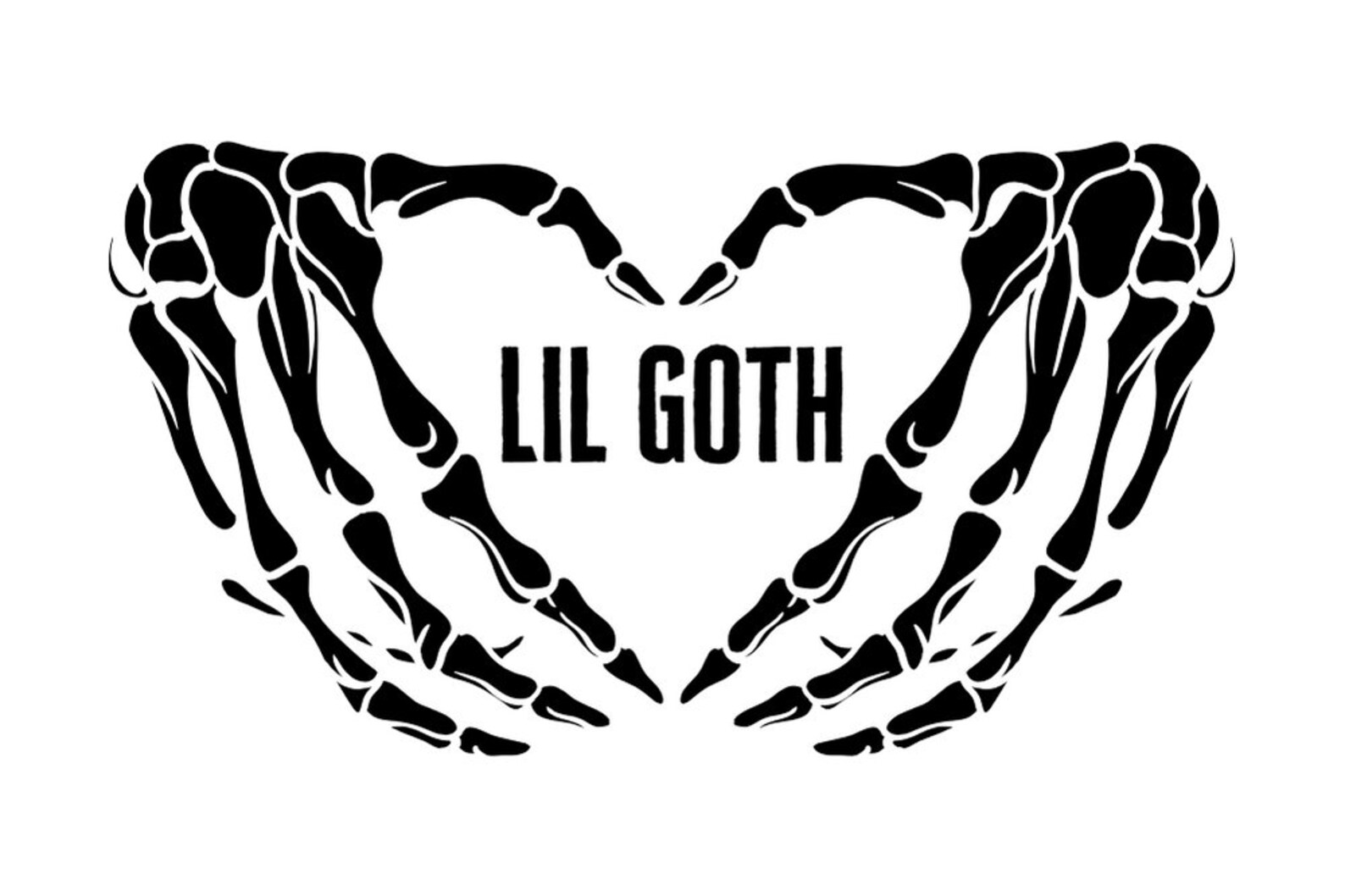Lil Goth Svg, Goth Svg, Lil Svg, Child Svg, Kid Svg, Baby Svg, Gothic ...