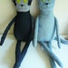 PDF Sewing Pattern Tutorial Large Upcycled Denim Stuffed Animal Cat ...