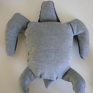 Sewing PATTERN TUTORIAL PDF Upcycled Denim Stuffed Animal Plush Sea ...