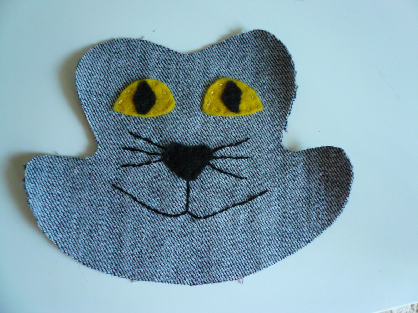 PDF Sewing Pattern Tutorial Large Upcycled Denim Stuffed Animal Cat ...