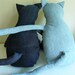 PDF Sewing Pattern Tutorial Large Upcycled Denim Stuffed Animal Cat ...