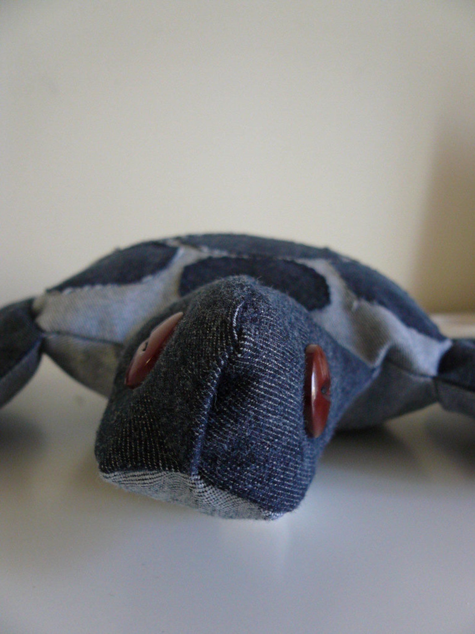 Sewing PATTERN TUTORIAL PDF Upcycled Denim Stuffed Animal Plush Sea ...