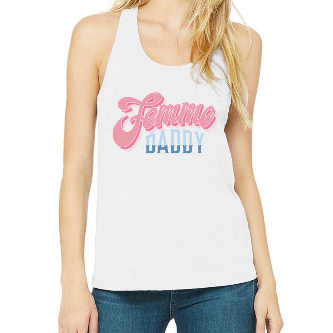 Femme Daddy (pastel) Racer Tank - Etsy