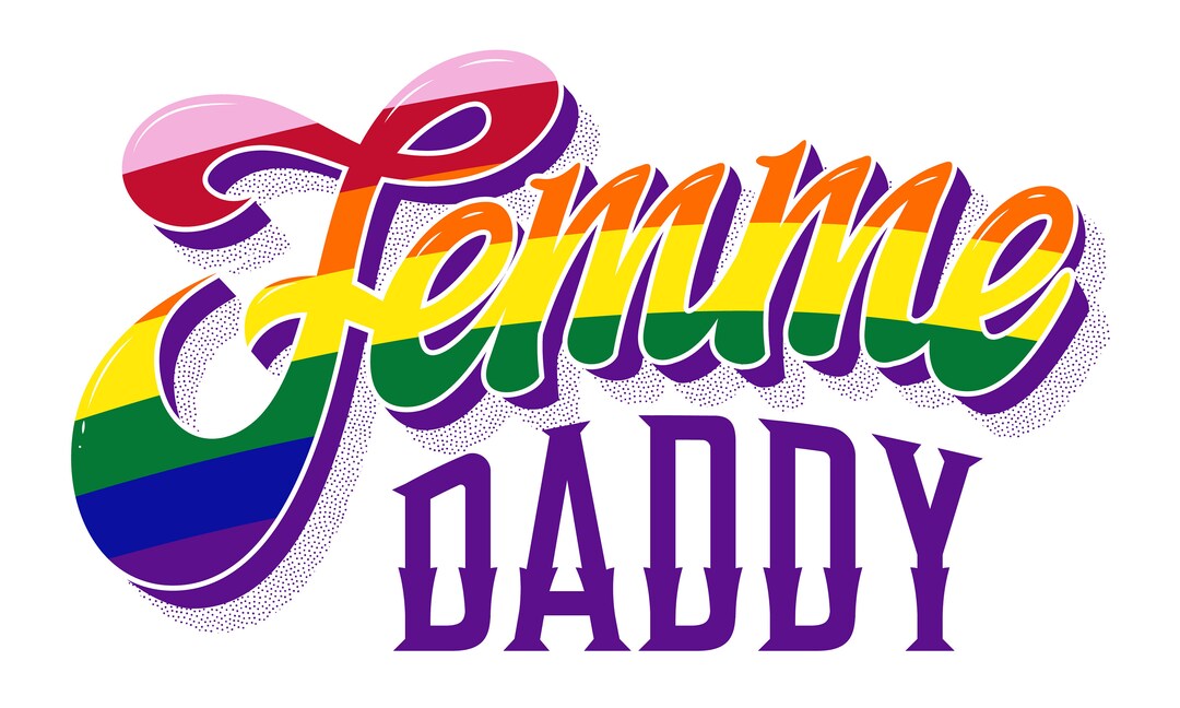 Femme Daddy Rainbow Magnet - Etsy