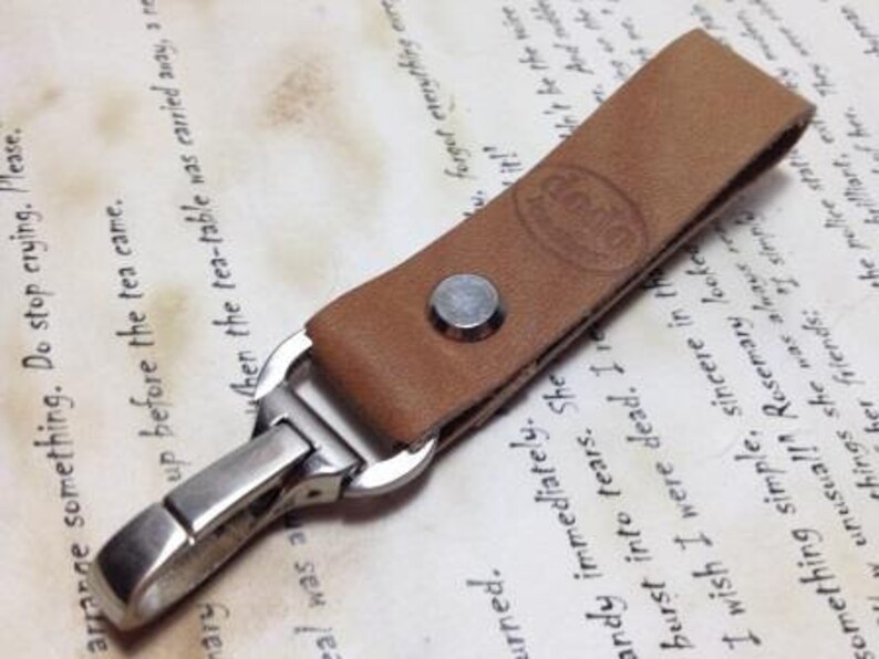 Leather belt loop key holder Groomsmen gift key chain Belt | Etsy