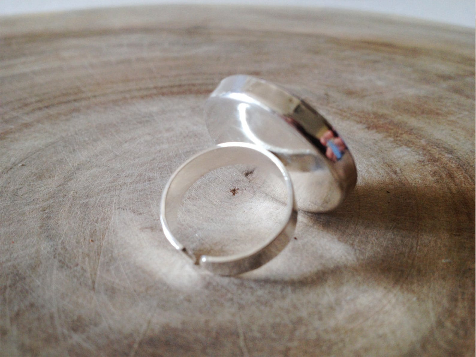 Trident Leather Ring Round Shape Ring Ukraine Symbol Ring | Etsy