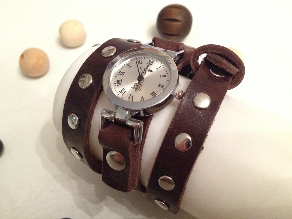 Women Leather Wrap Watch Women Watch Wrist Leather Watch Wrap Watch ...