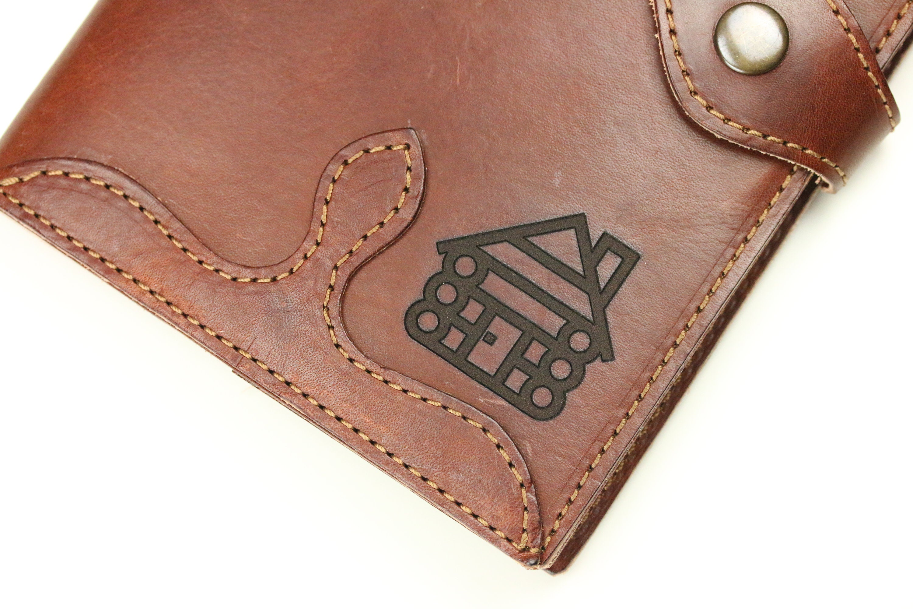 Black leather journal Custom engraved Leather notebook | Etsy