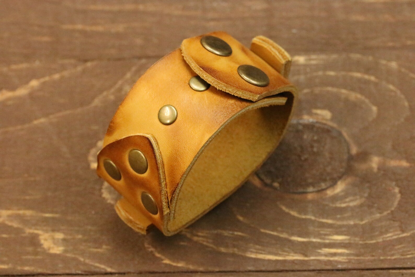 Brown Retro Leather Cuff Square Watch Antique Bronze Leather - Etsy