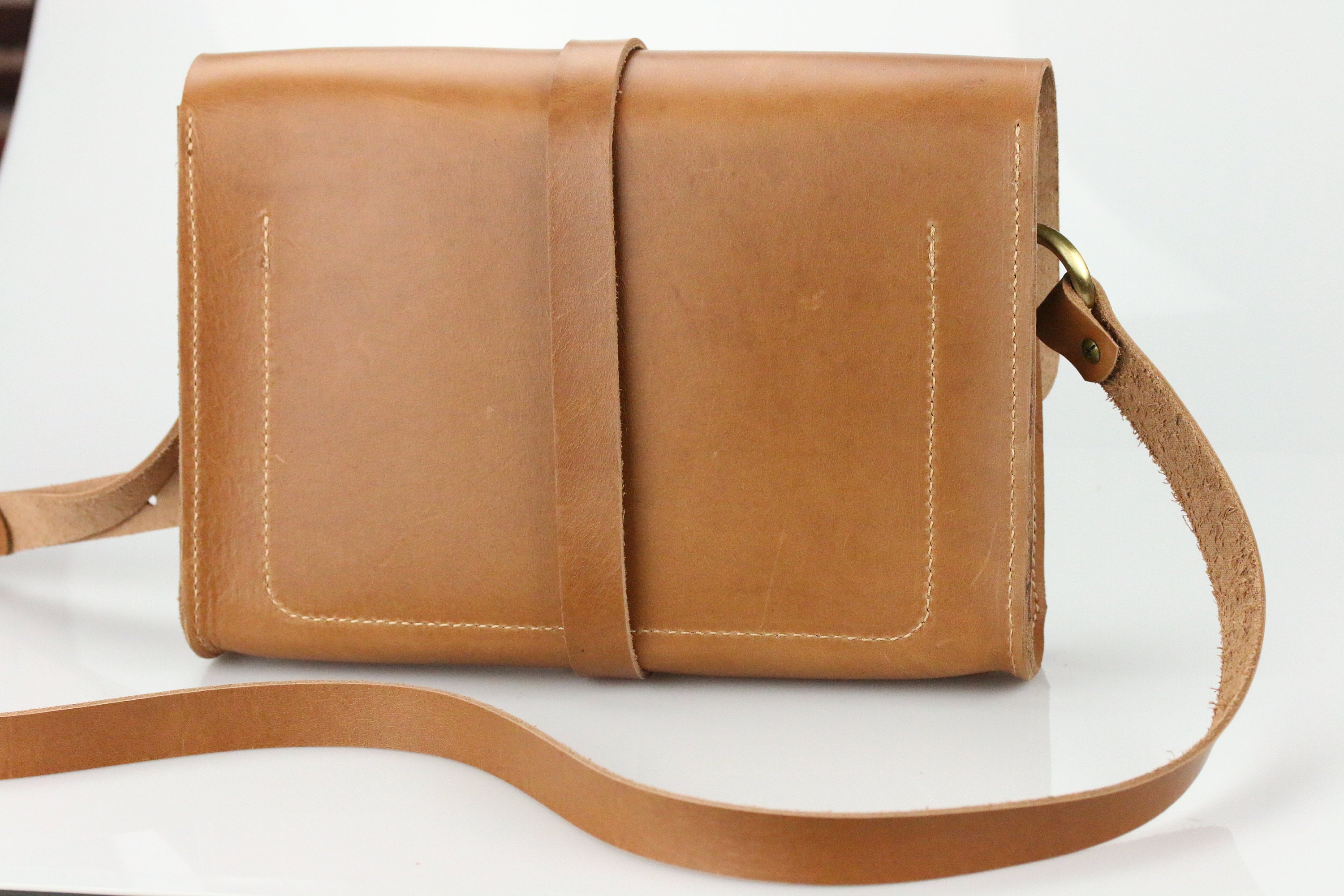 Small Leather Crossbody Bag Light Brown Leather Shoulder Bag for Women ...