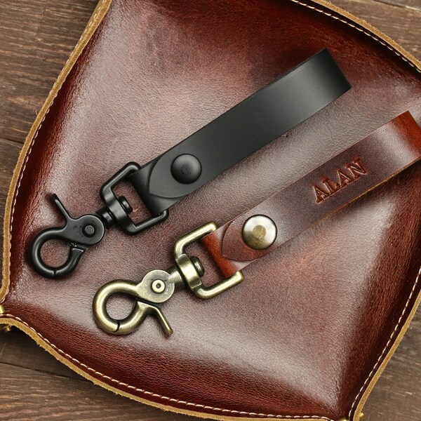 Leather Key Holder - Etsy