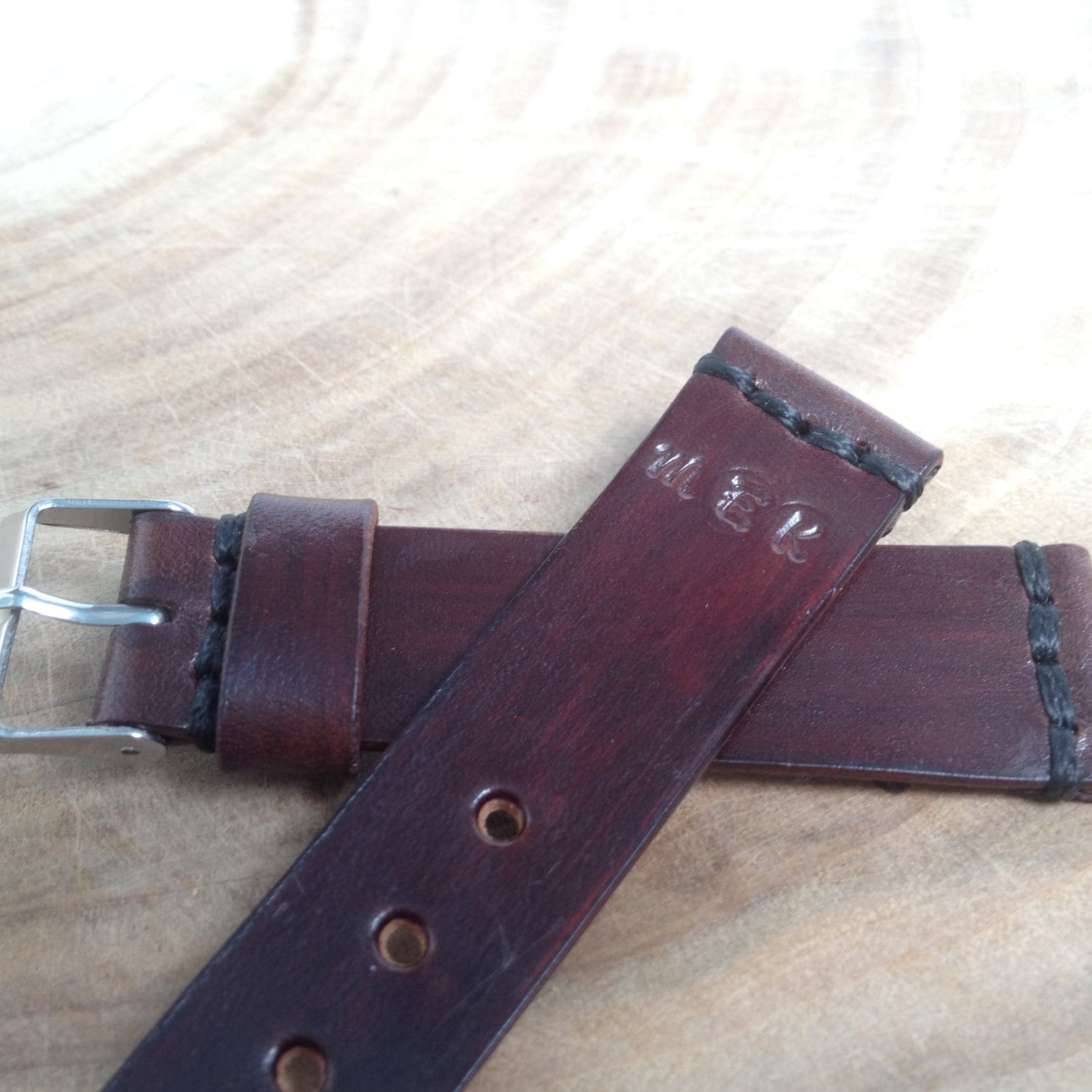 Camouflage Leather Watch Strap Camo Military Watch Band Army Watch ...