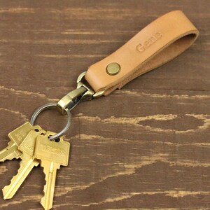 Leather Belt Loop Key Holder Groomsmen Gift Key Chain Belt Loop Key Fob ...