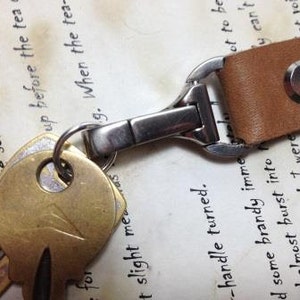 Leather Belt Loop Key Holder Groomsmen Gift Key Chain Belt Loop Key Fob ...
