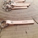 Text Abbreviation Keychain Leather Acronym Keychain Text Message ...