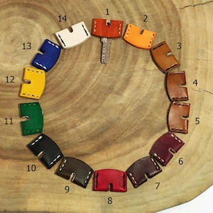 Leather Key Cover Personalized Custom Key Topper Key Cap Custom ...