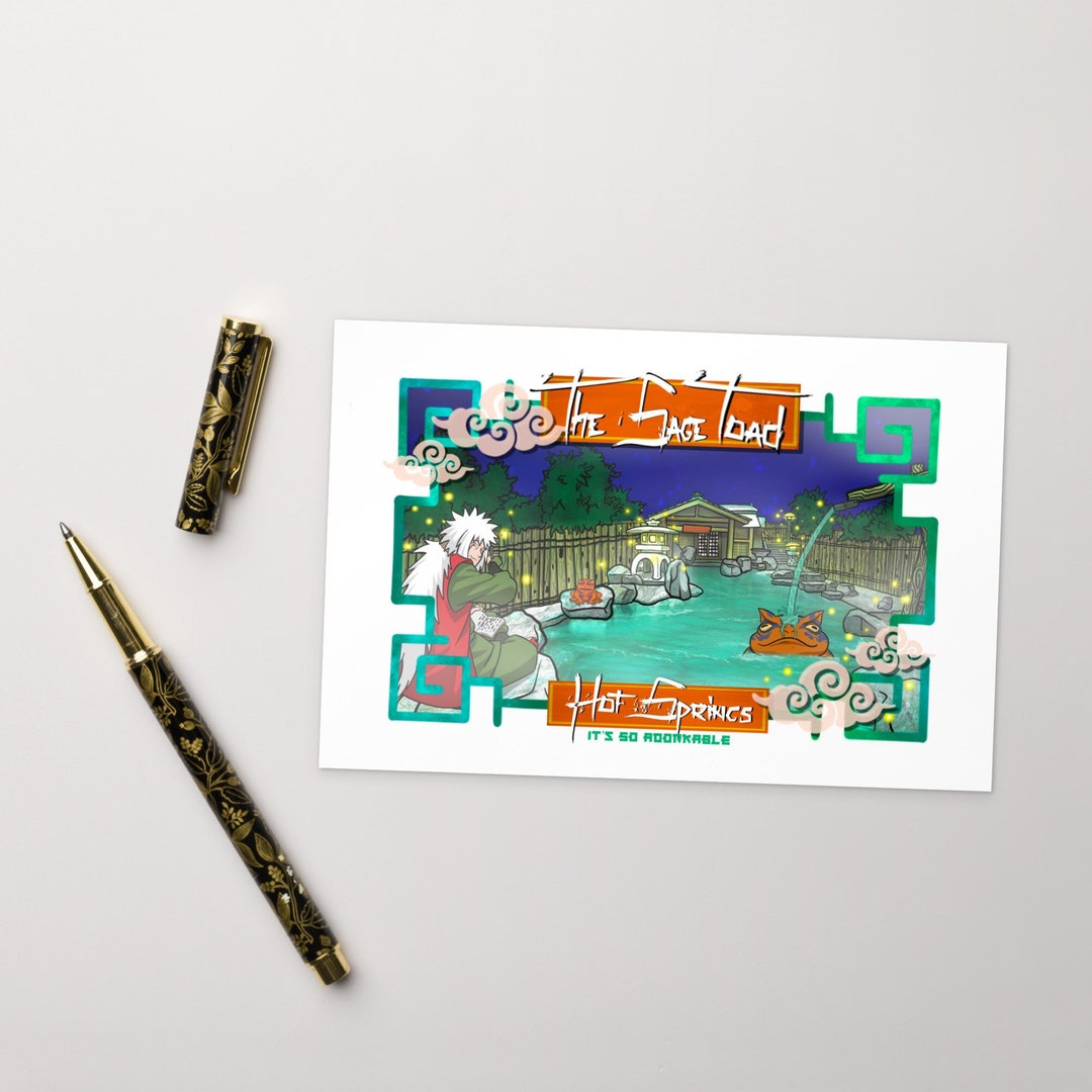 The Sage Toad Hot Springs Post Card - Etsy