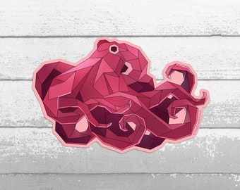 Geometric Octopus - Etsy