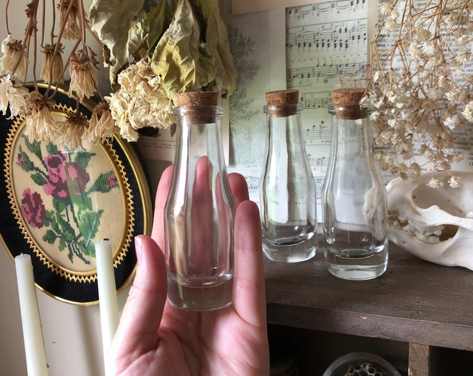 1 Oz. Glass Spell Bottle | Cabinet of Curiosities | Apothecary Bottle ...
