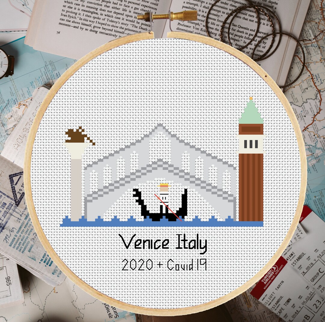 Venice Italy - Cross Stitch Pattern (digital Format - PDF) - Etsy