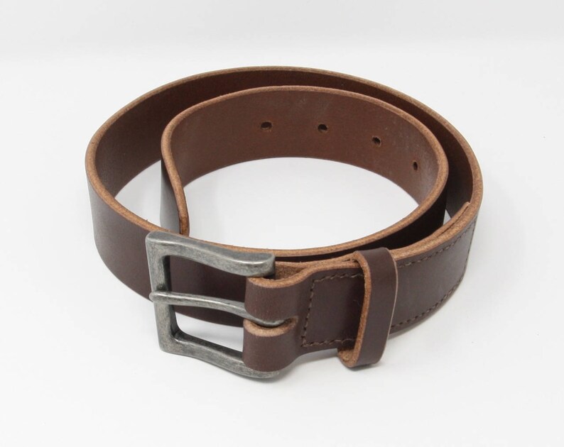 Old English Bridle Butt Leather Belt - Etsy