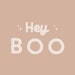 Hey Boo Printable - Etsy