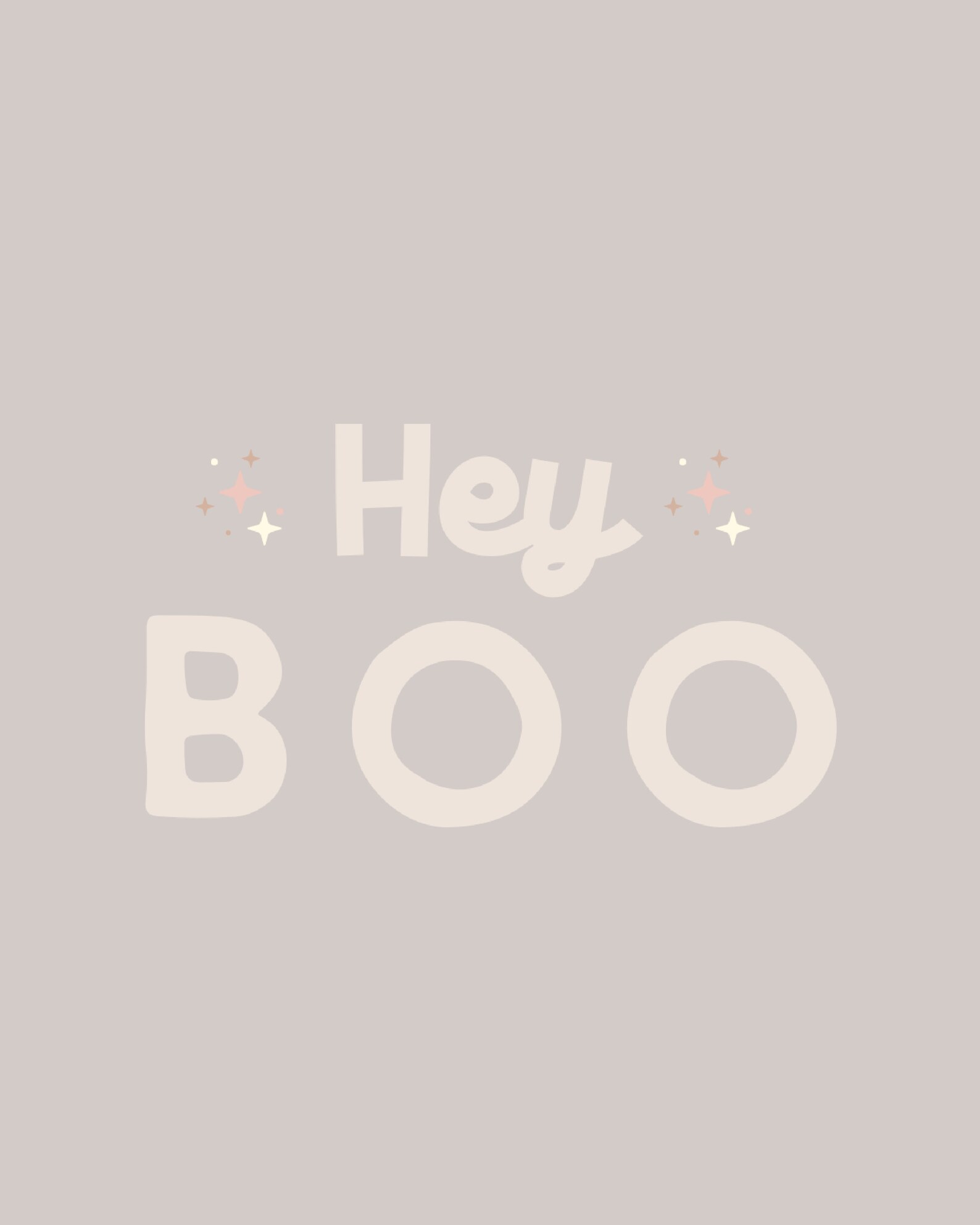 Hey Boo Printable - Etsy
