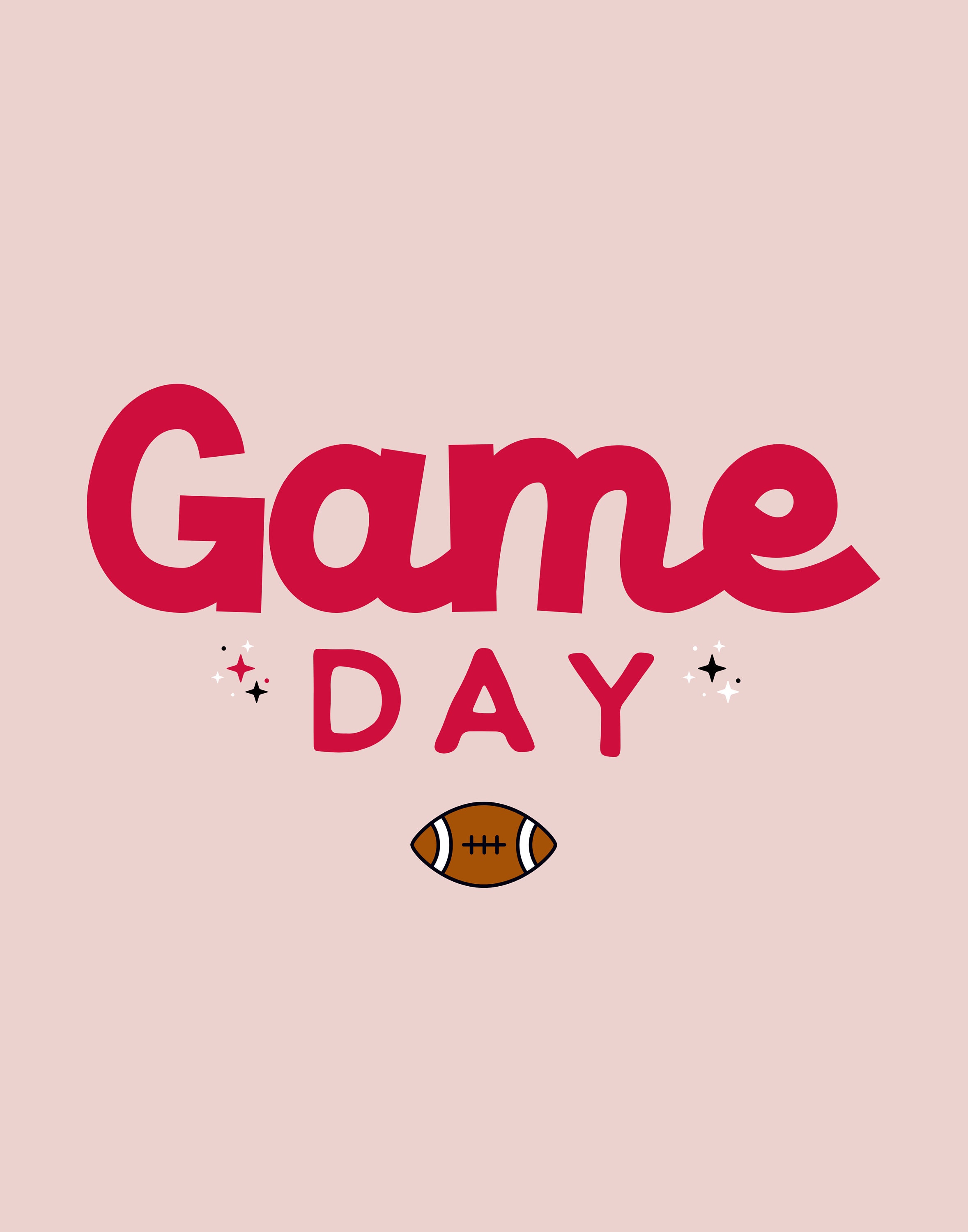 Game Day Printable - Etsy