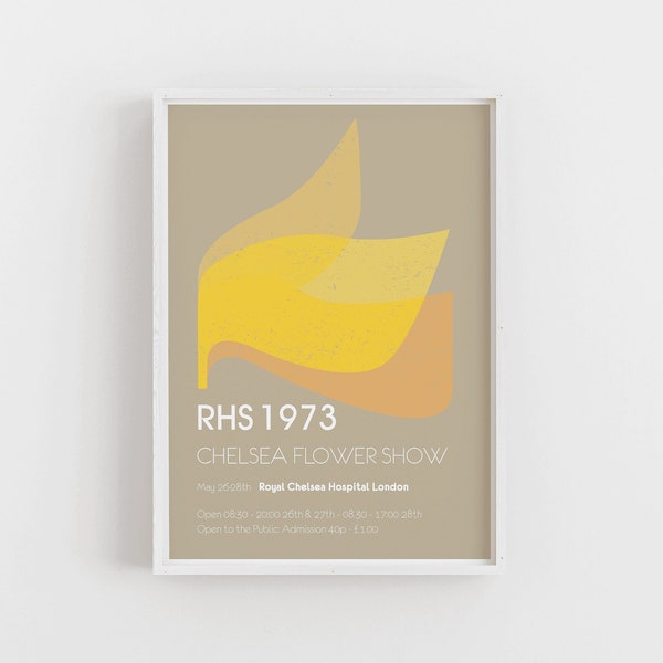 Chelsea Flower Show Poster - Etsy