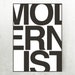 Modernist Typography Poster - Helvetica Oversized Typeface - Etsy