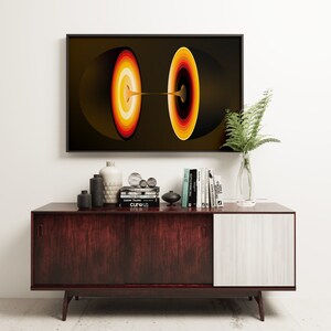 Supernova Retro Art Print | Etsy