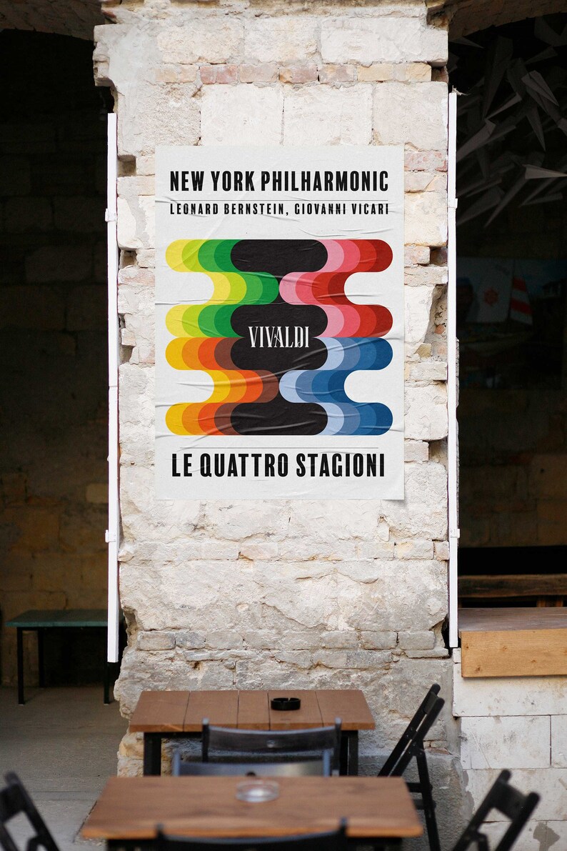 The Four Seasons Retro Style Music Poster - Etsy UK