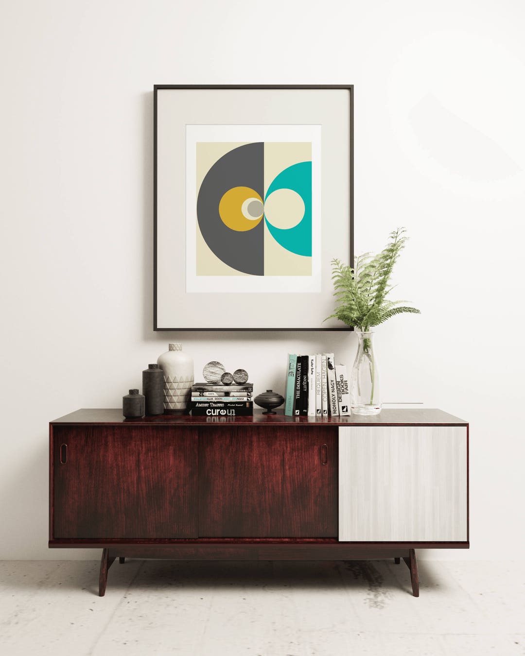 MCM15 - Super Stylish Space Age Graphic Art Print - Etsy UK