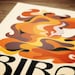 BIBA Retro Art Nouveau Print - Etsy