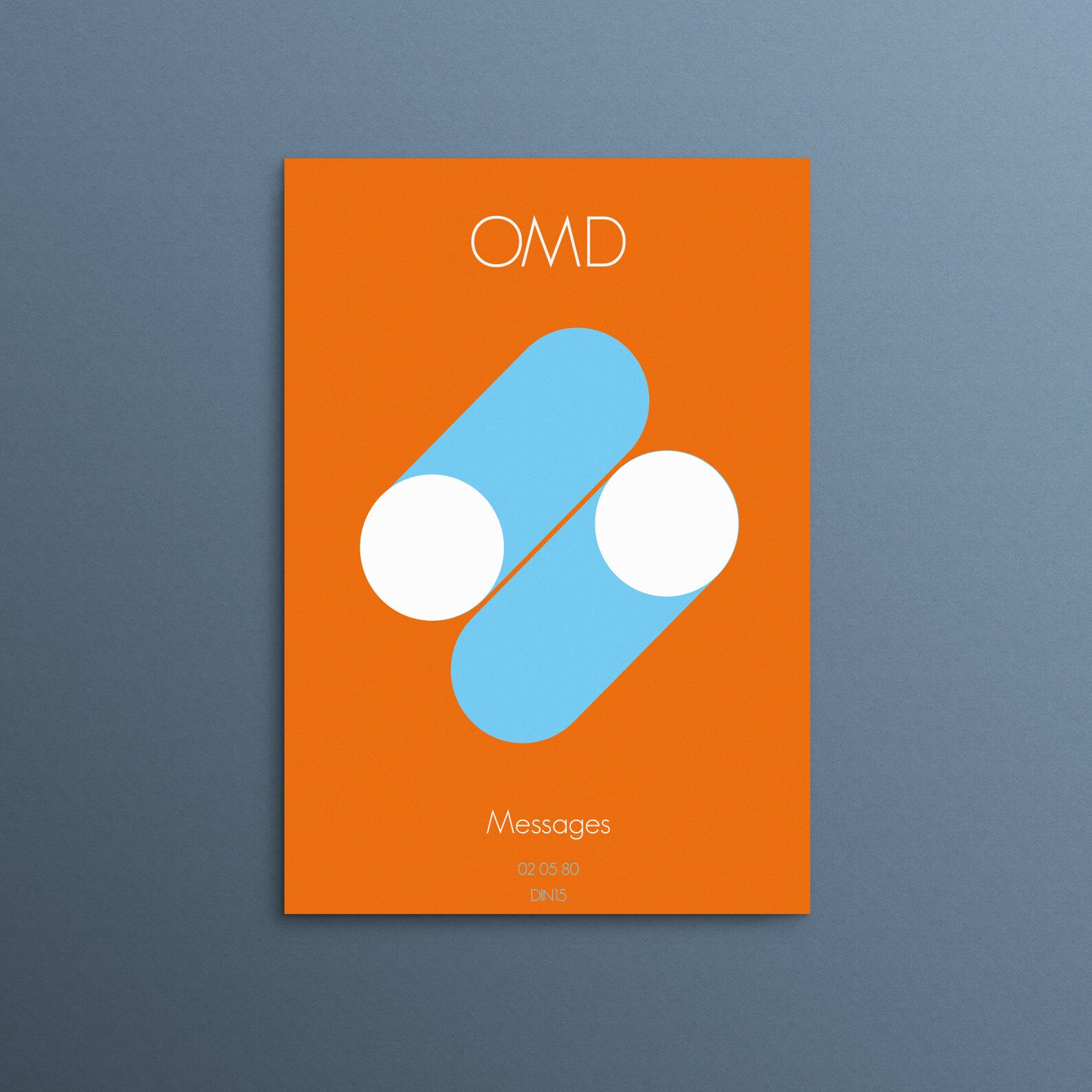 Messages OMD Minimal Poster - Etsy UK