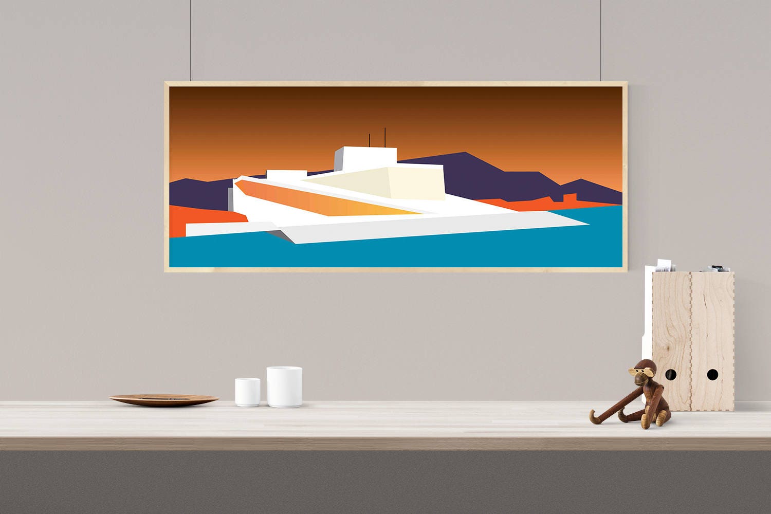 Architecture Illustration of Oslo Opera House | Etsy