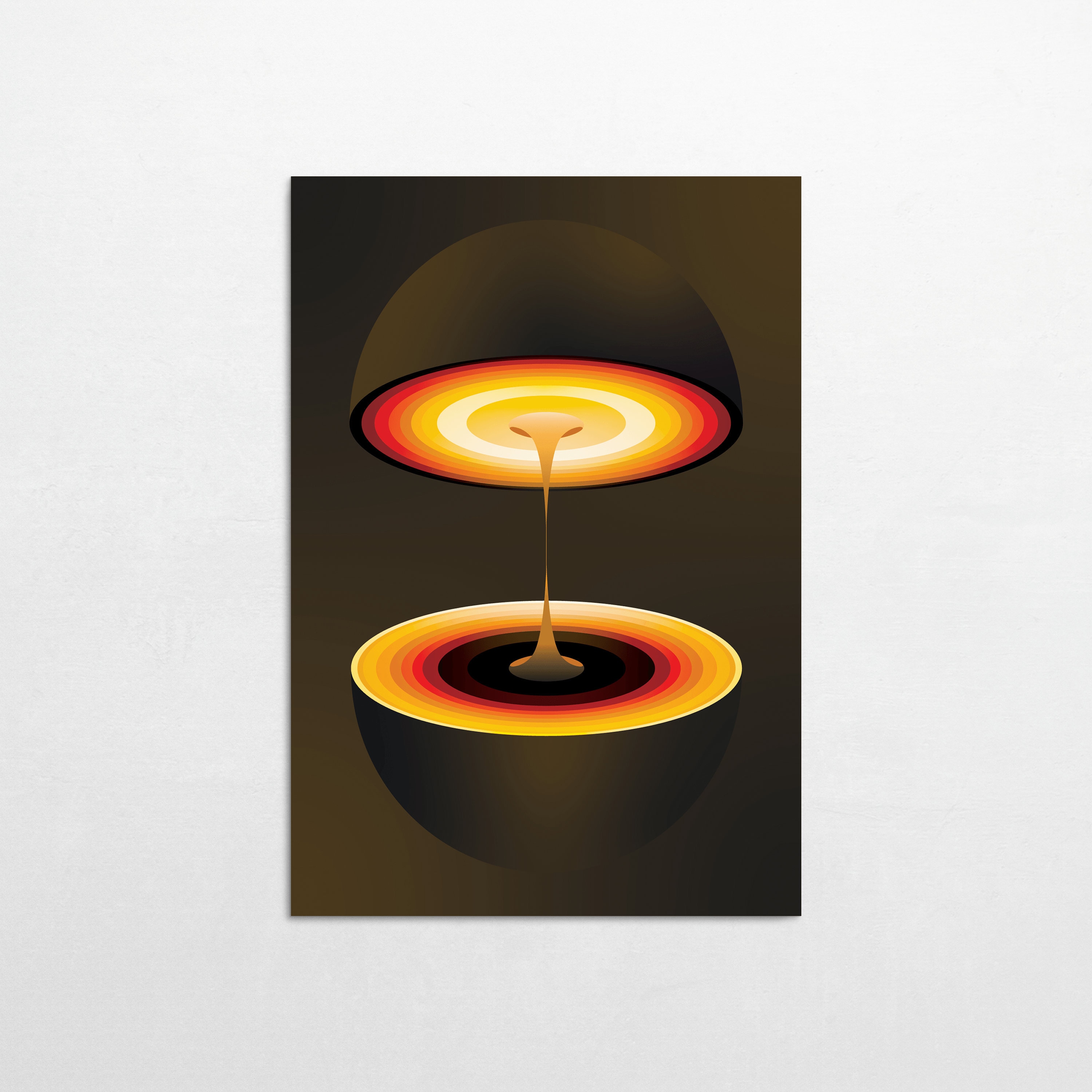 Supernova Retro Art Print - Etsy UK