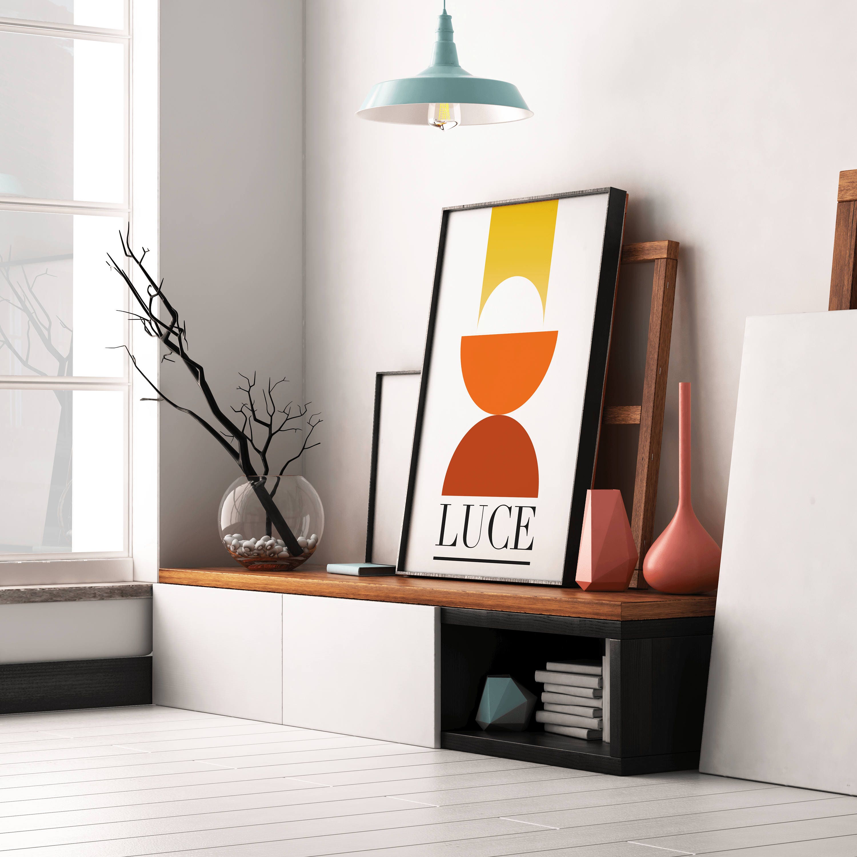 Luce 1960s Style Advertising Graphic Design Poster | Etsy