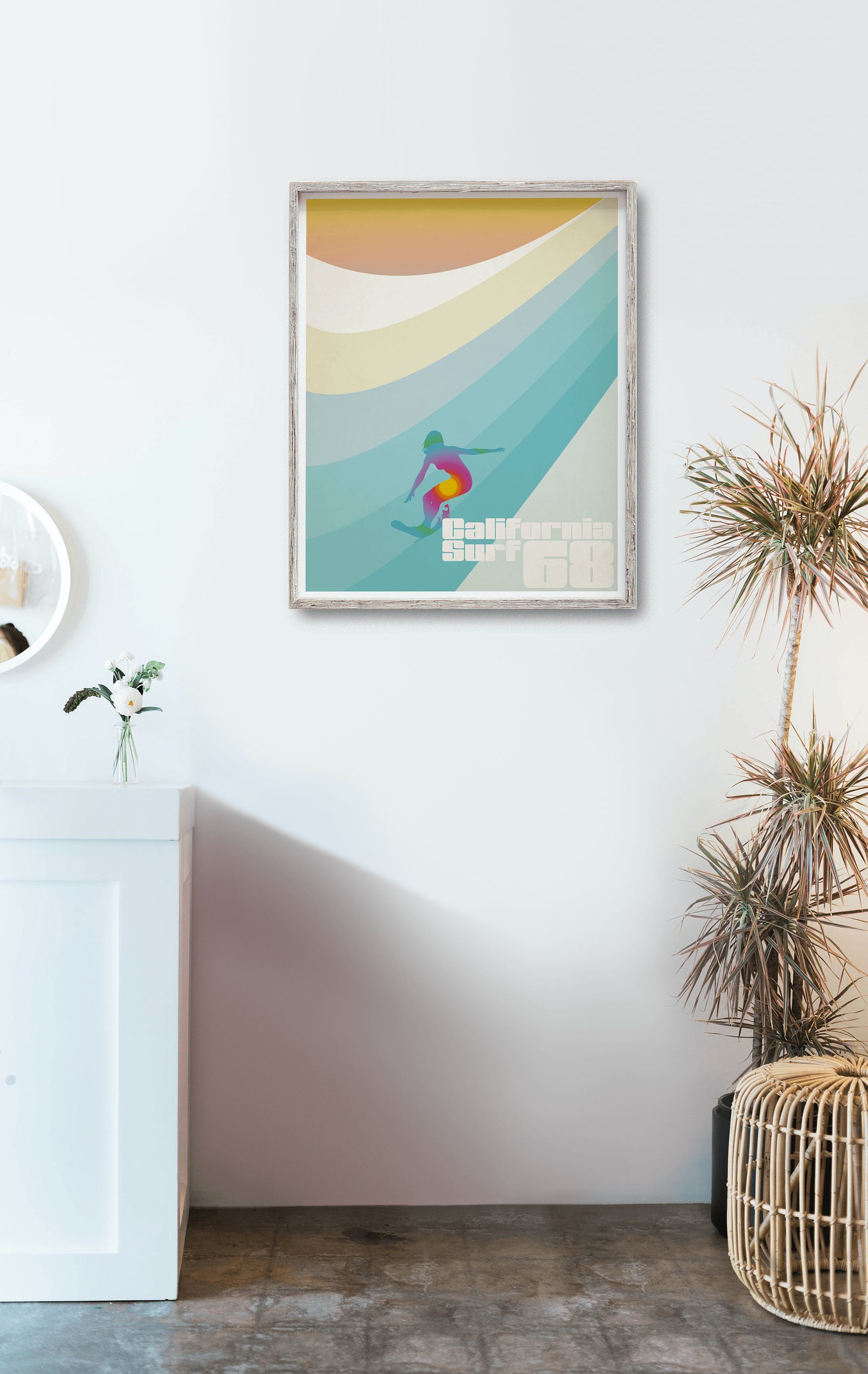 Master of Life California Sixties Retro Surf Print - Etsy