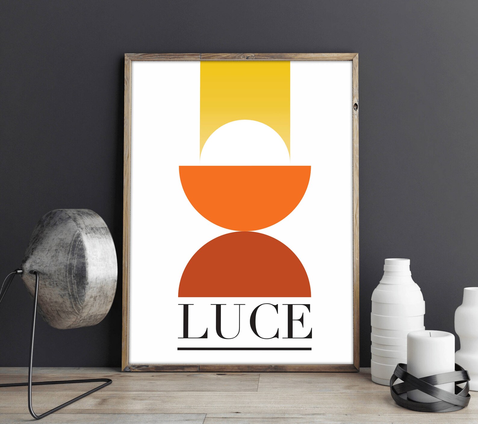Luce 1960s Style Advertising Graphic Design Poster | Etsy