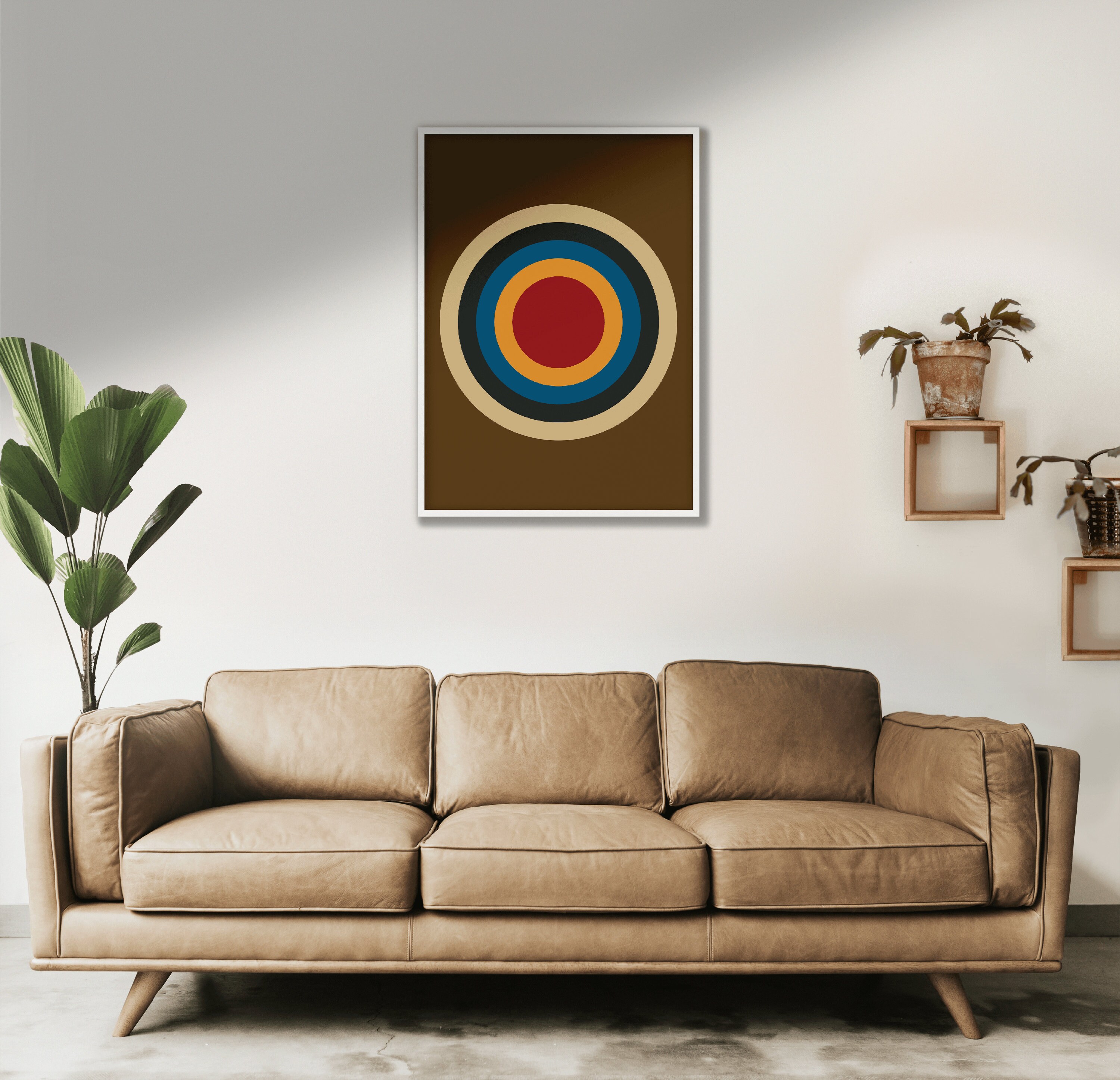 Mod Target Art Print - Etsy